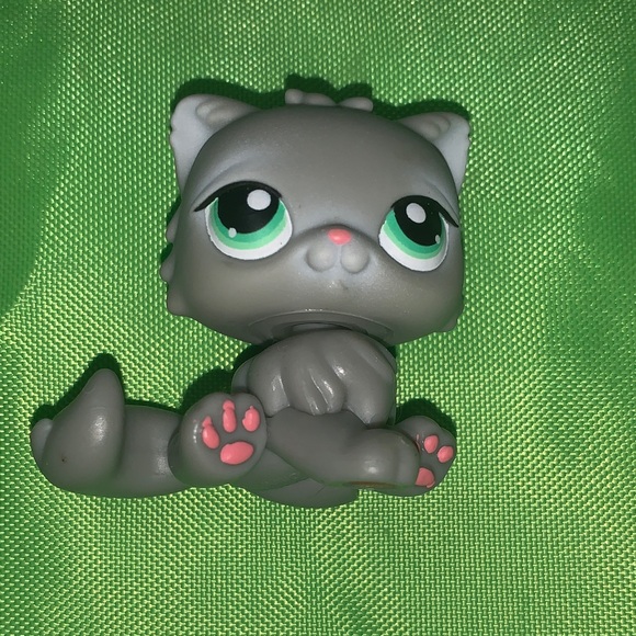 Littlest Pet Shop | Toys | Hasbro Lps Littlest Pet Shop Gray Cat With ...